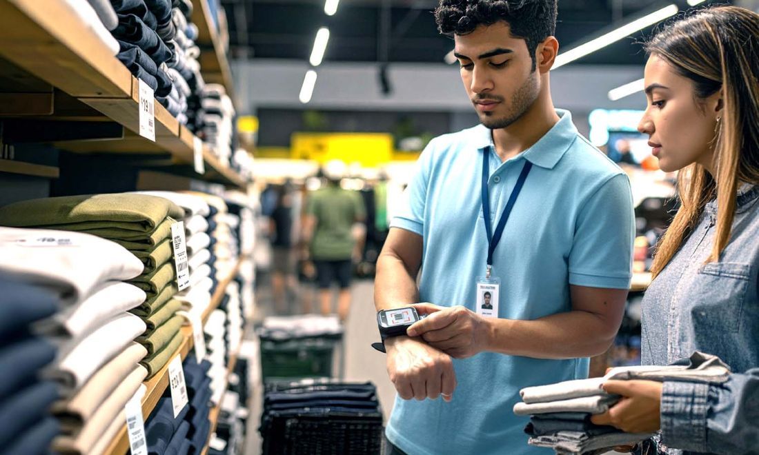 Zebra WS301 Wearable-Computer – klein, robust, sprachgesteuert